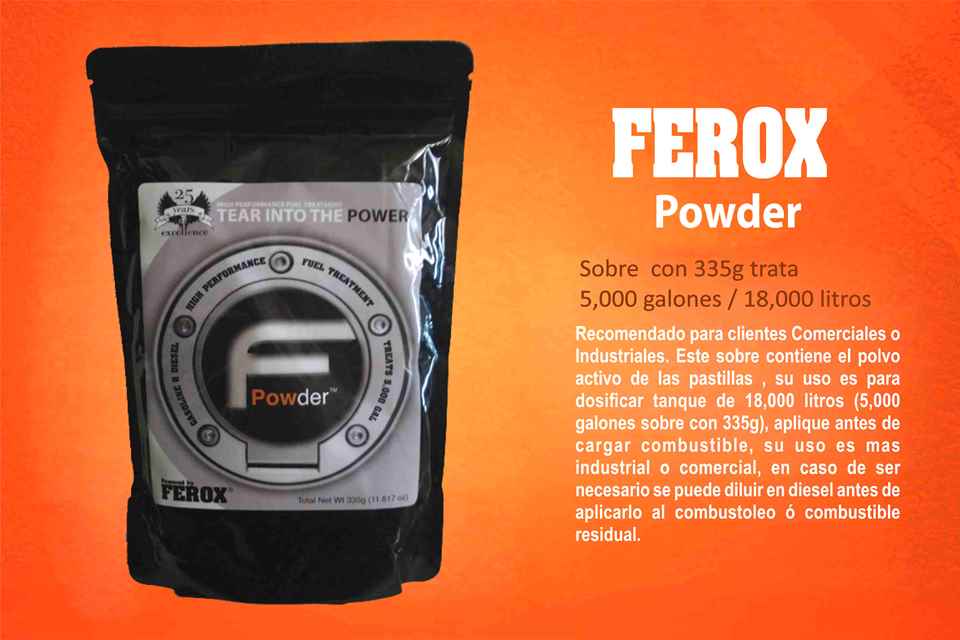 Ferox Fuel Tabs - Ahorrador de Combustible, Gasolina, Diesel, GLP