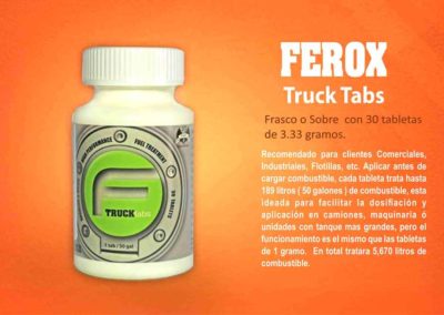 Ferox Fuel Tabs - Ahorrador de Combustible, Gasolina, Diesel, GLP